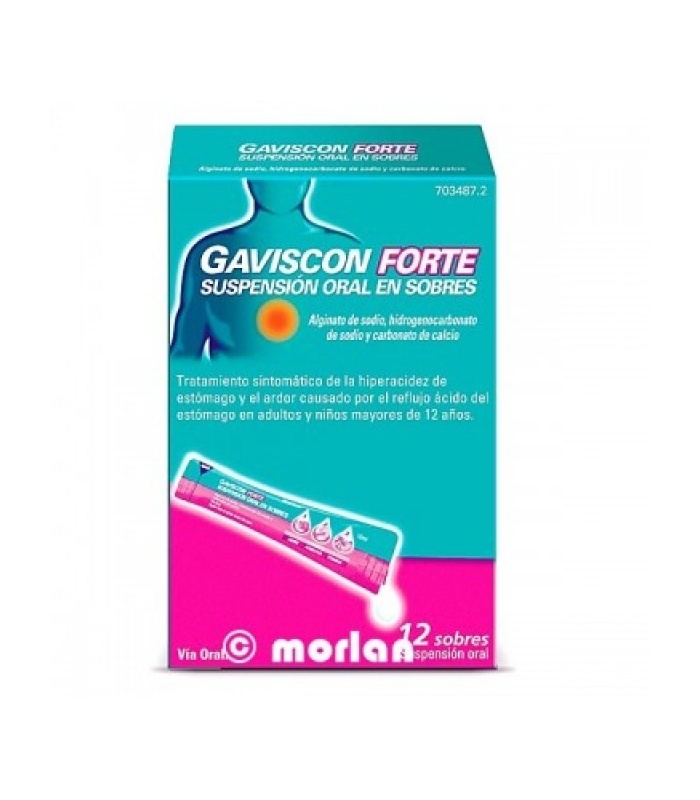 Comprar Gaviscon Forte 12 Sobres Suspensión Oral a precio de oferta