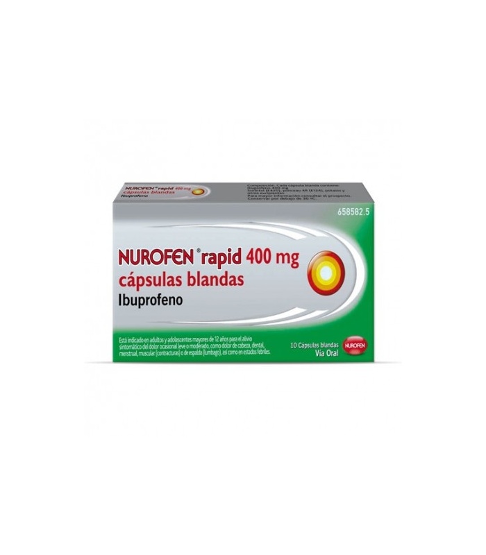 Comprar Nurofen Rapid 400 Mg 10 Capsulas Blandas a precio de oferta