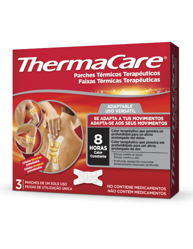 Comprar Thermacare parches térmicos adaptables 3 parches a precio de oferta
