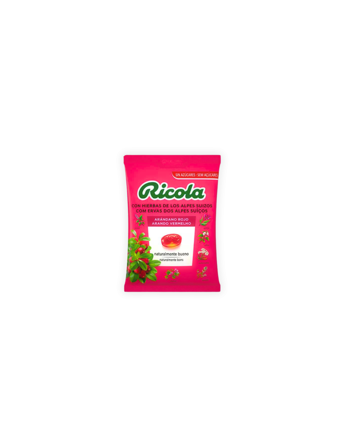 Comprar Ricola Bolsa Caramelos Sin Azúcar Arándano Rojo 70 G A Precio De Oferta