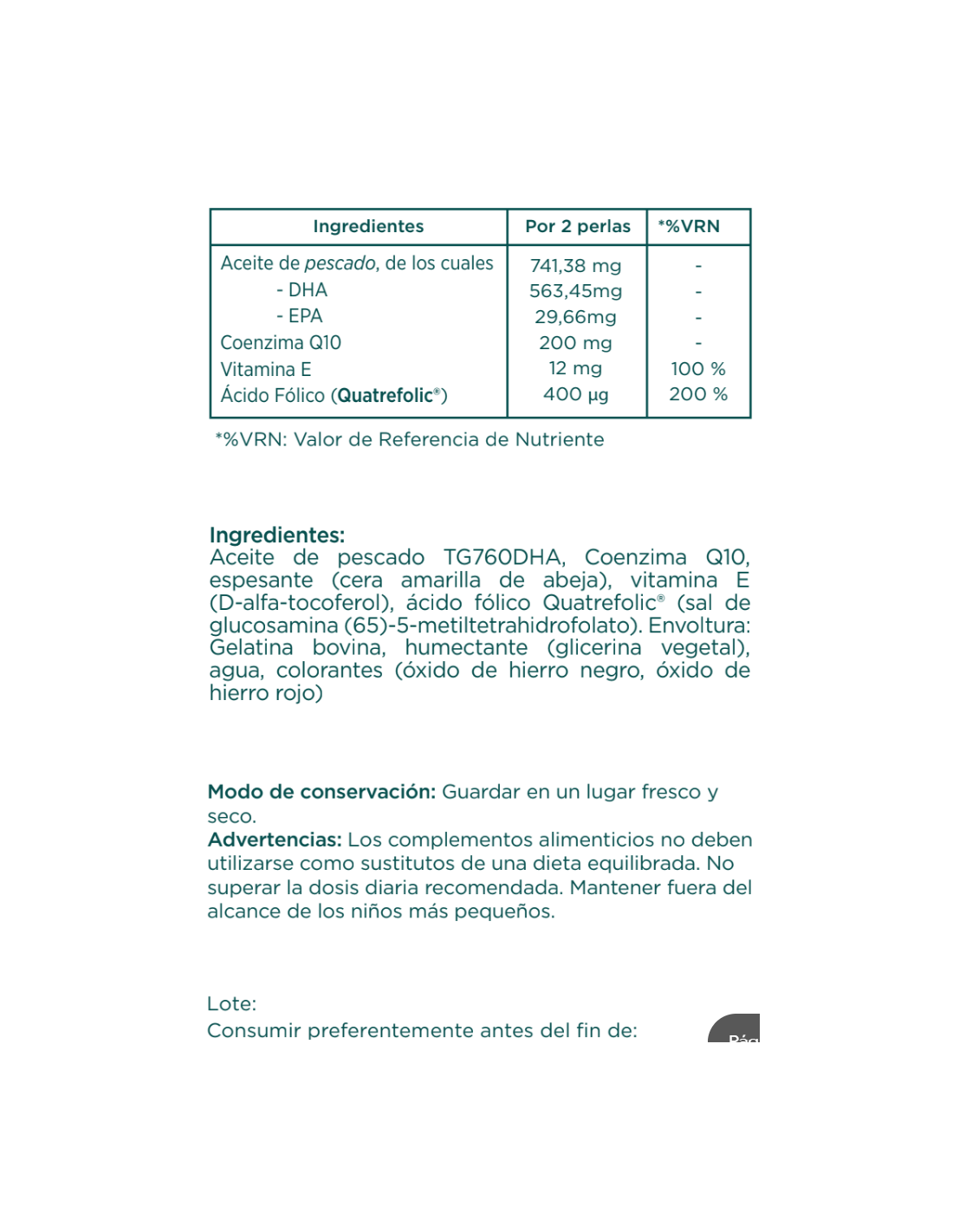 Comprar Luxmetique Omefolic 60 Perlas a precio de oferta