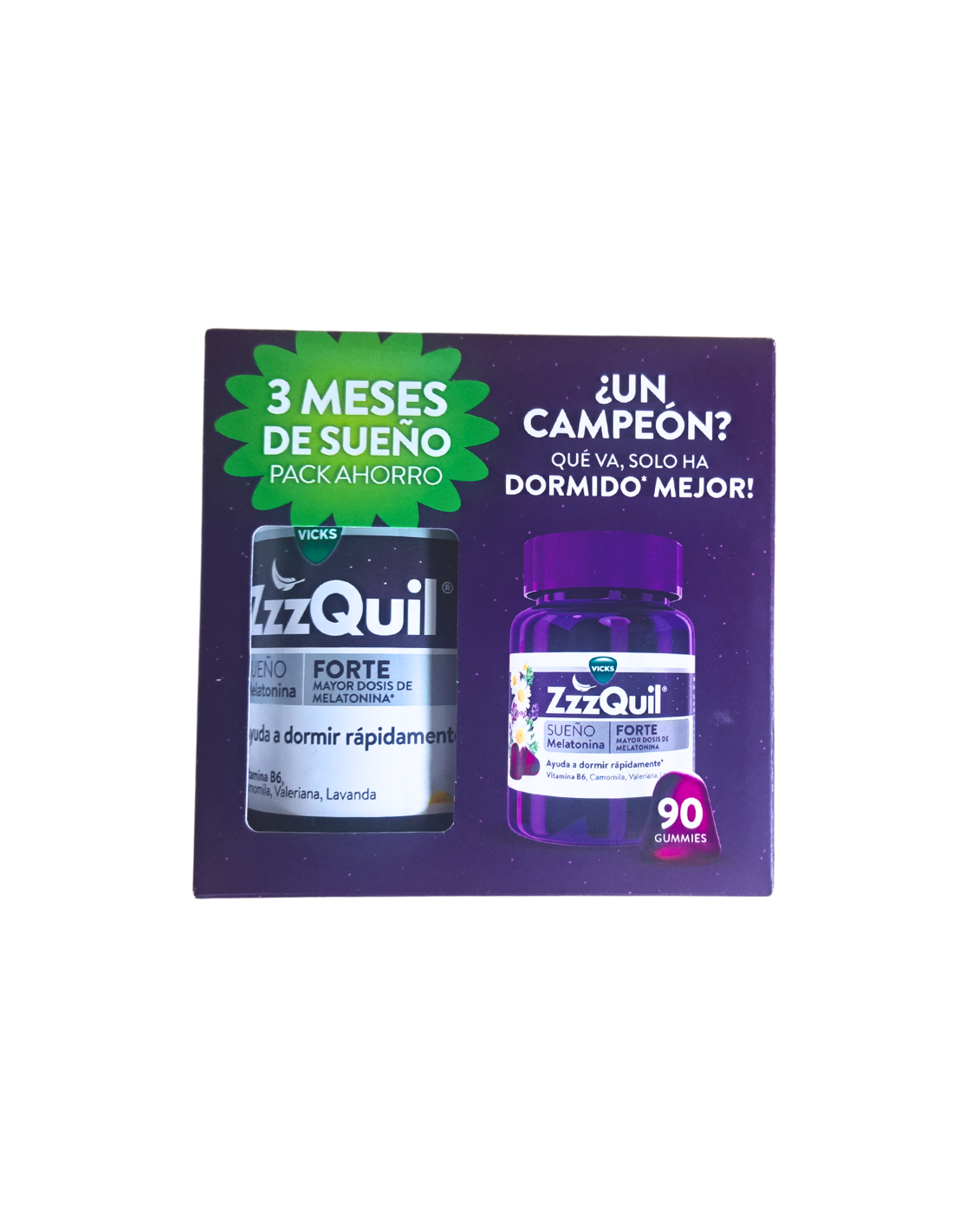 ZzzQuil Sueño Melatonina Forte 90 Gummies