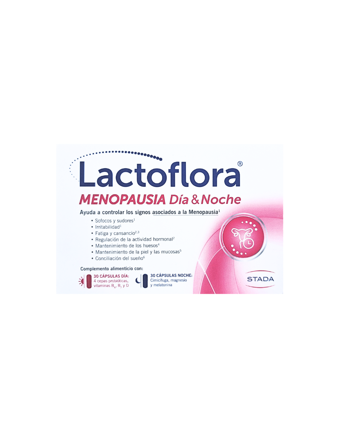 Comprar Lactoflora Menopausia Día & Noche 30+30 Cápsulas a precio de oferta