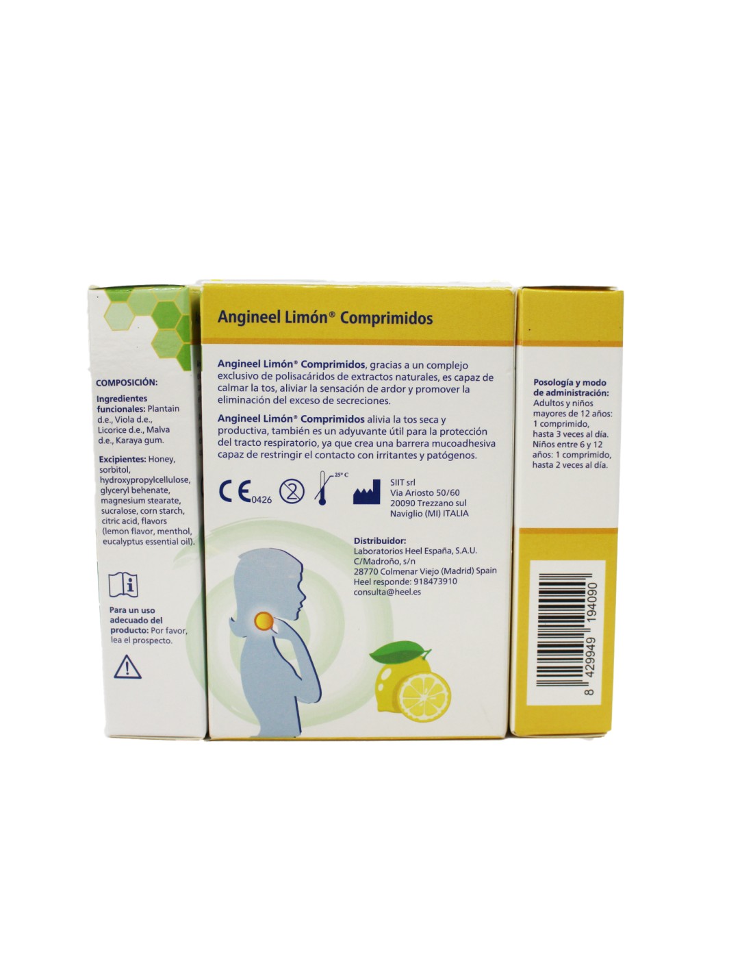 Comprar Angineel Limón 24 Comprimidos a precio de oferta